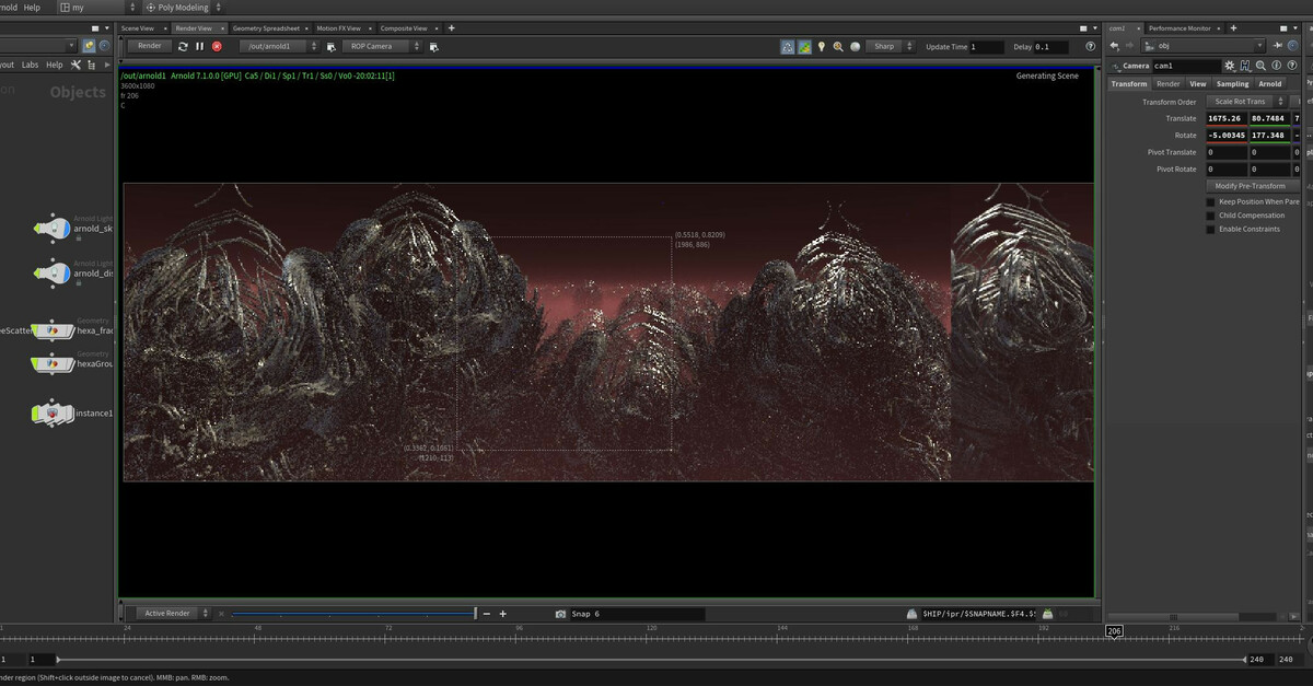 Artstation Alien World Test