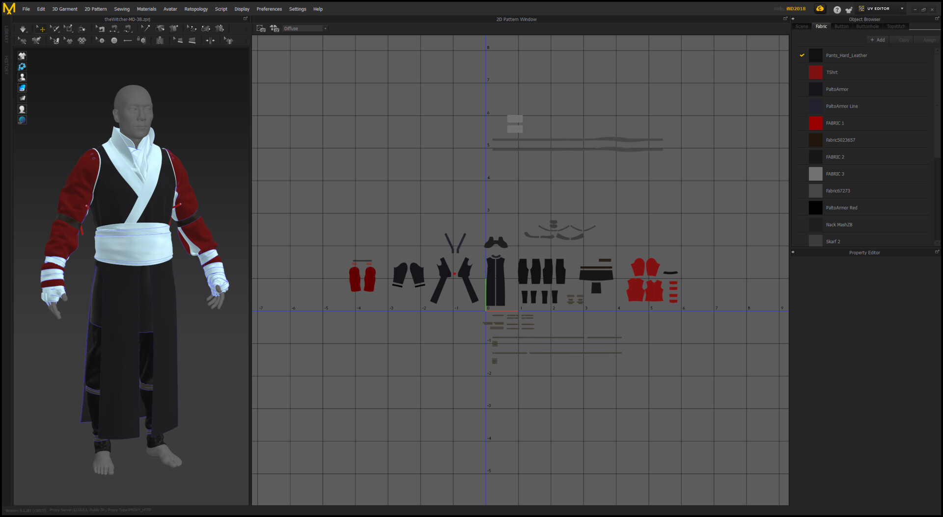 Aleks Nedovesov - Character the Witcher WIP (Сlothes/MD)