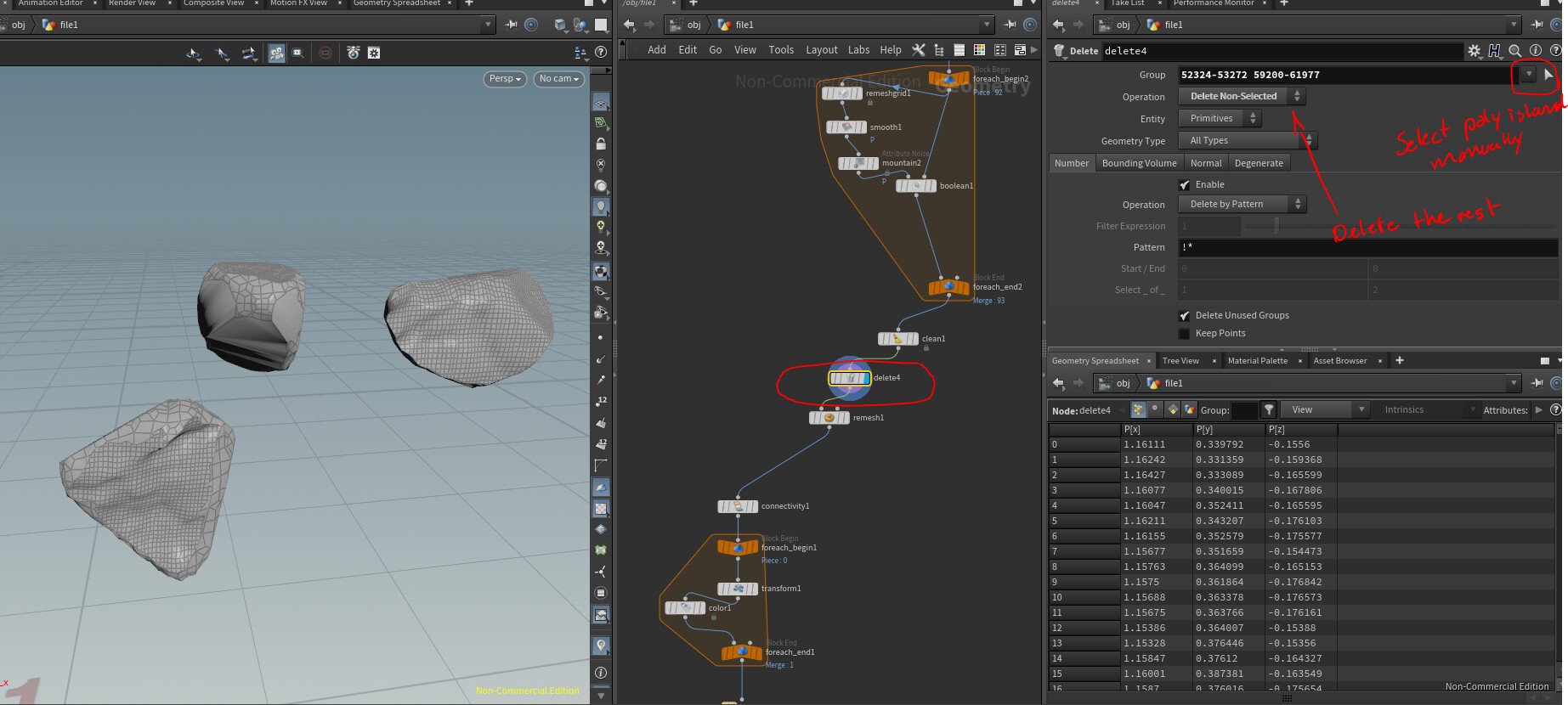 Raul Aparicio - Creating Presets with Houdini :: Part 1 Pebbles