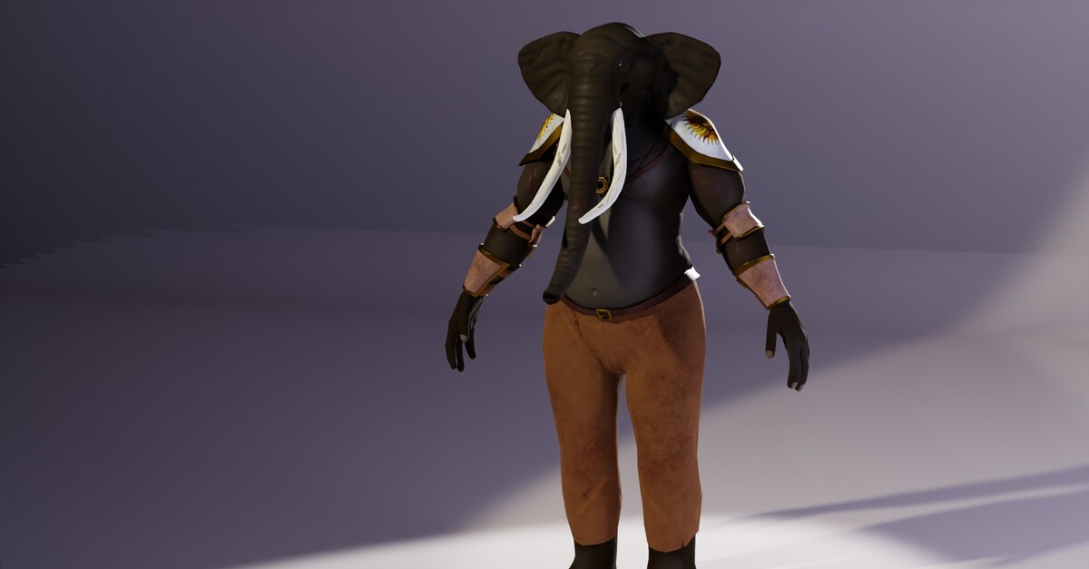 ArtStation - WIP #2 : Loxodon Character