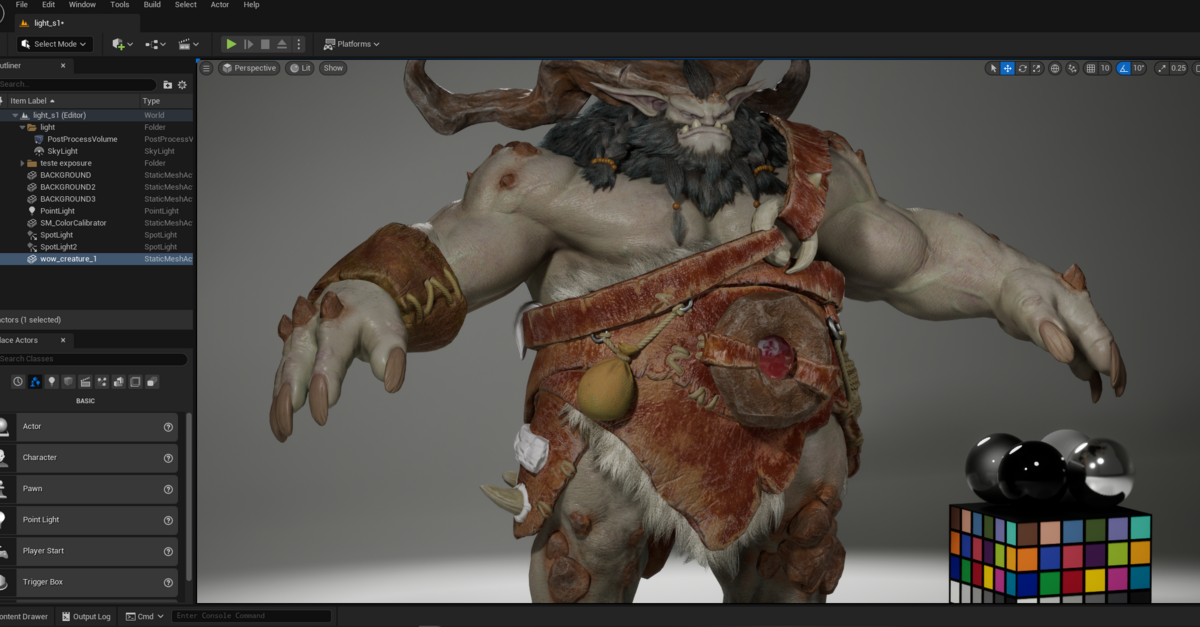 ArtStation - Unreal Lookdev wip