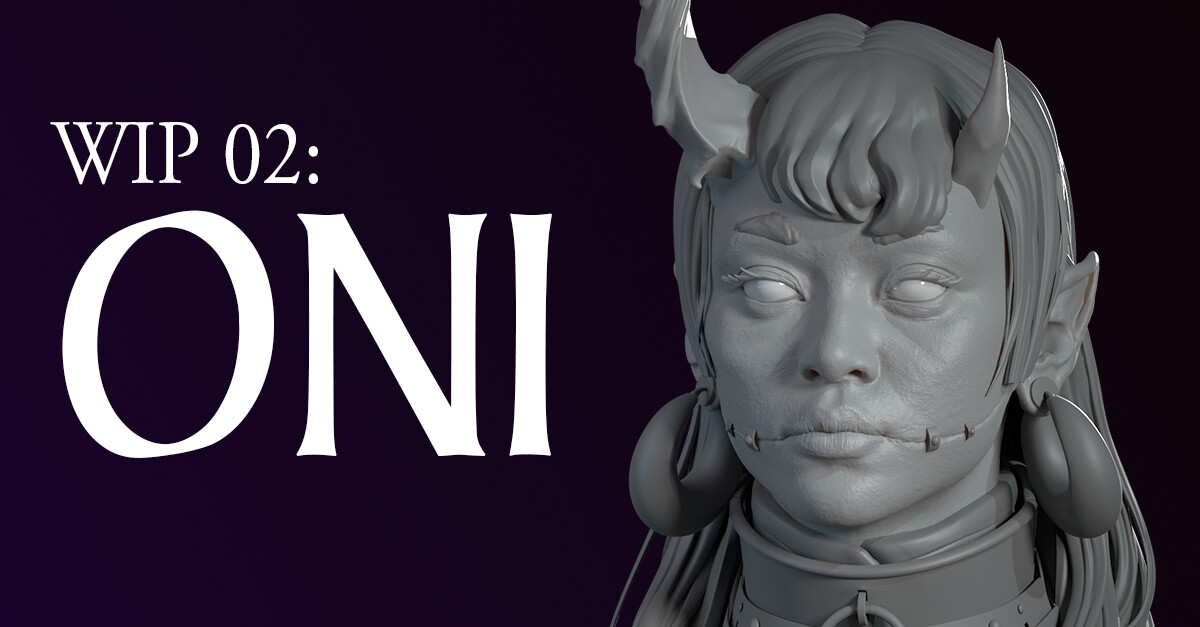 ArtStation - Oni | WIP# 02 (A small update)