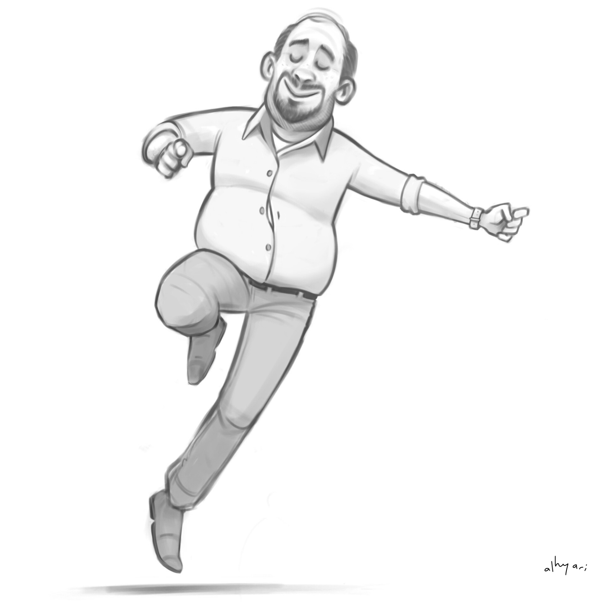 how to draw man in illustrator