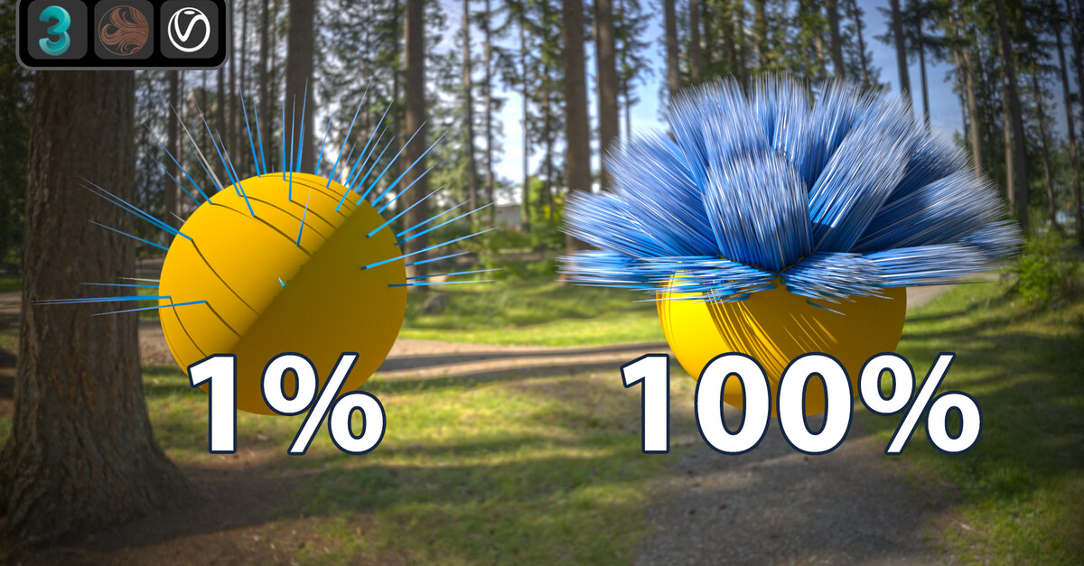 ArtStation - How to render 1% Ornatrix 3ds max hair from viewport in V ...