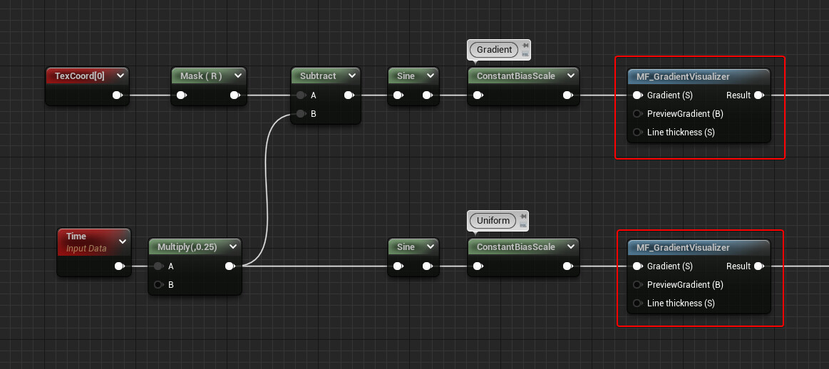 Fabrizio Bergamo - Gradient Visualizer Material Function - Unreal Engine