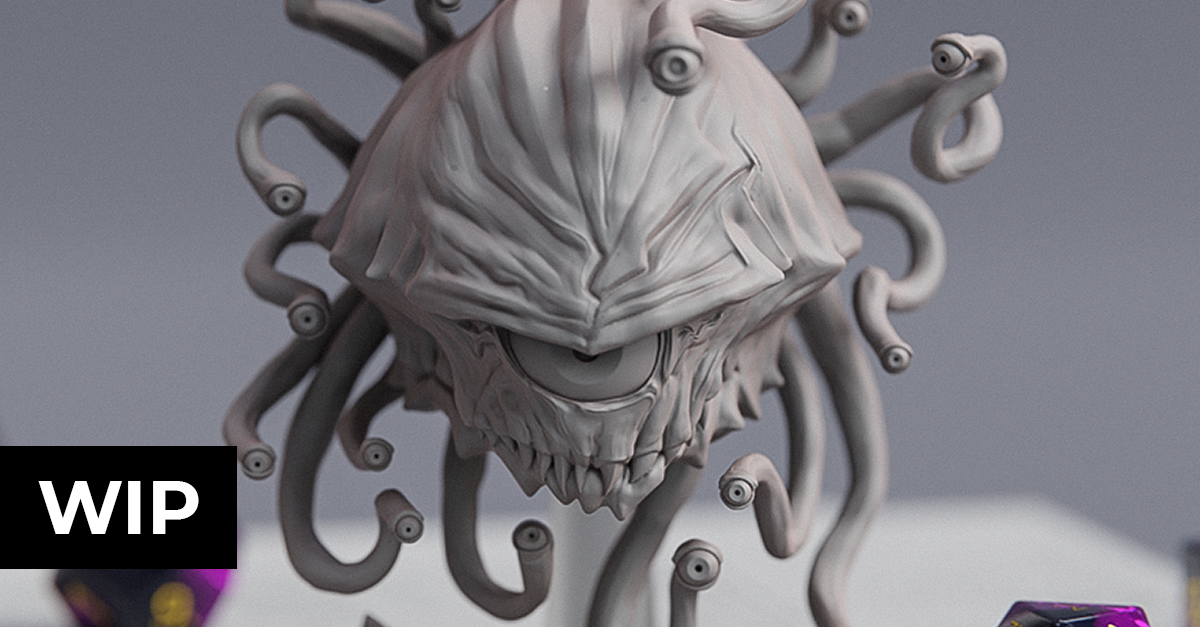 ArtStation - Beholder Mini WIP