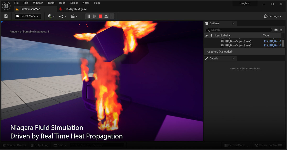ArtStation - Unreal 5 Niagara Heat Propagation driven Fluid Simulation