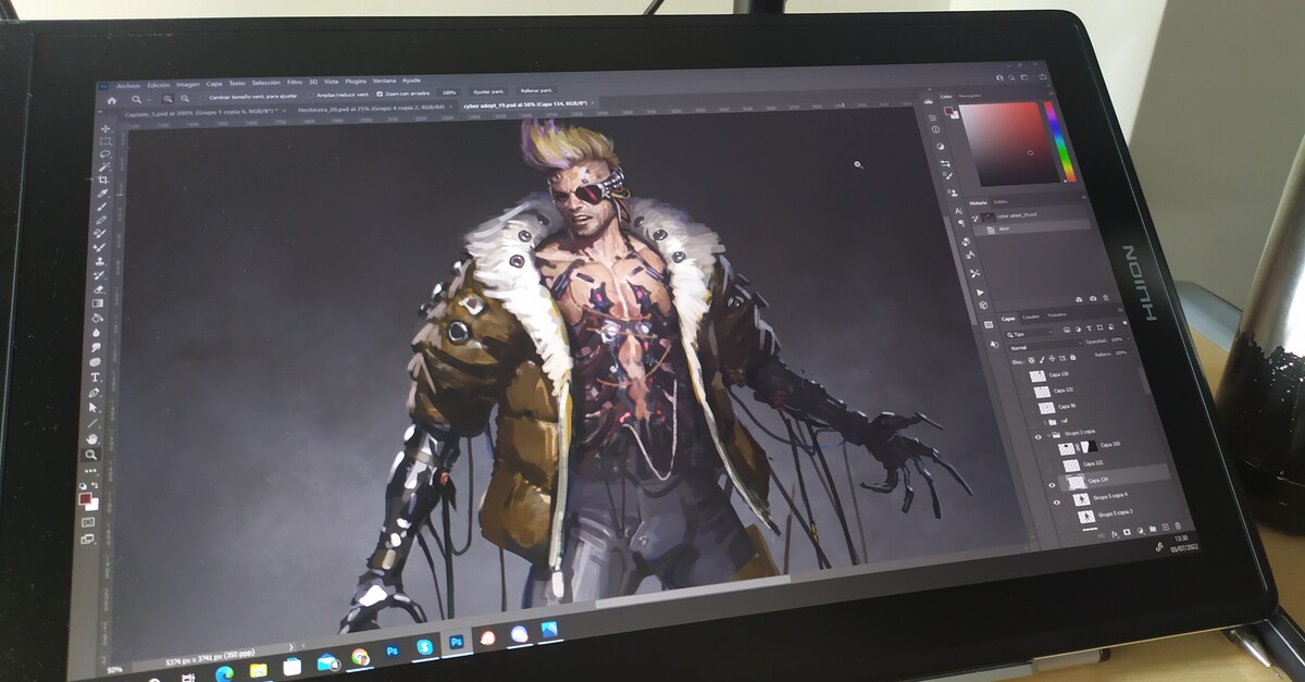 ArtStation - Probando Huion Kamvas Pro 16 2.5K