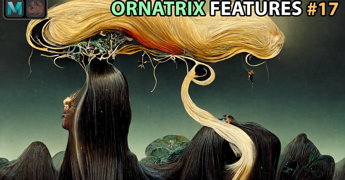 ArtStation - Ornatrix Features #17 - Move Elastic Mode in Maya.