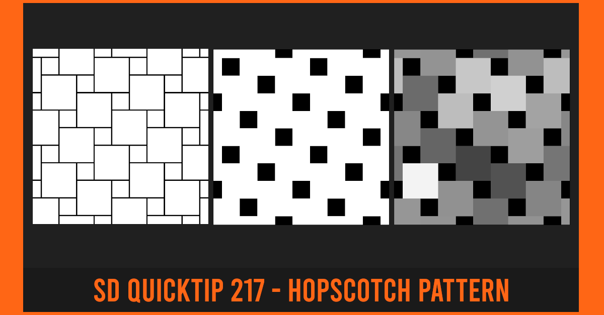 ArtStation - Substance Designer Beginner Quicktip 217 (Hopscotch Pattern)