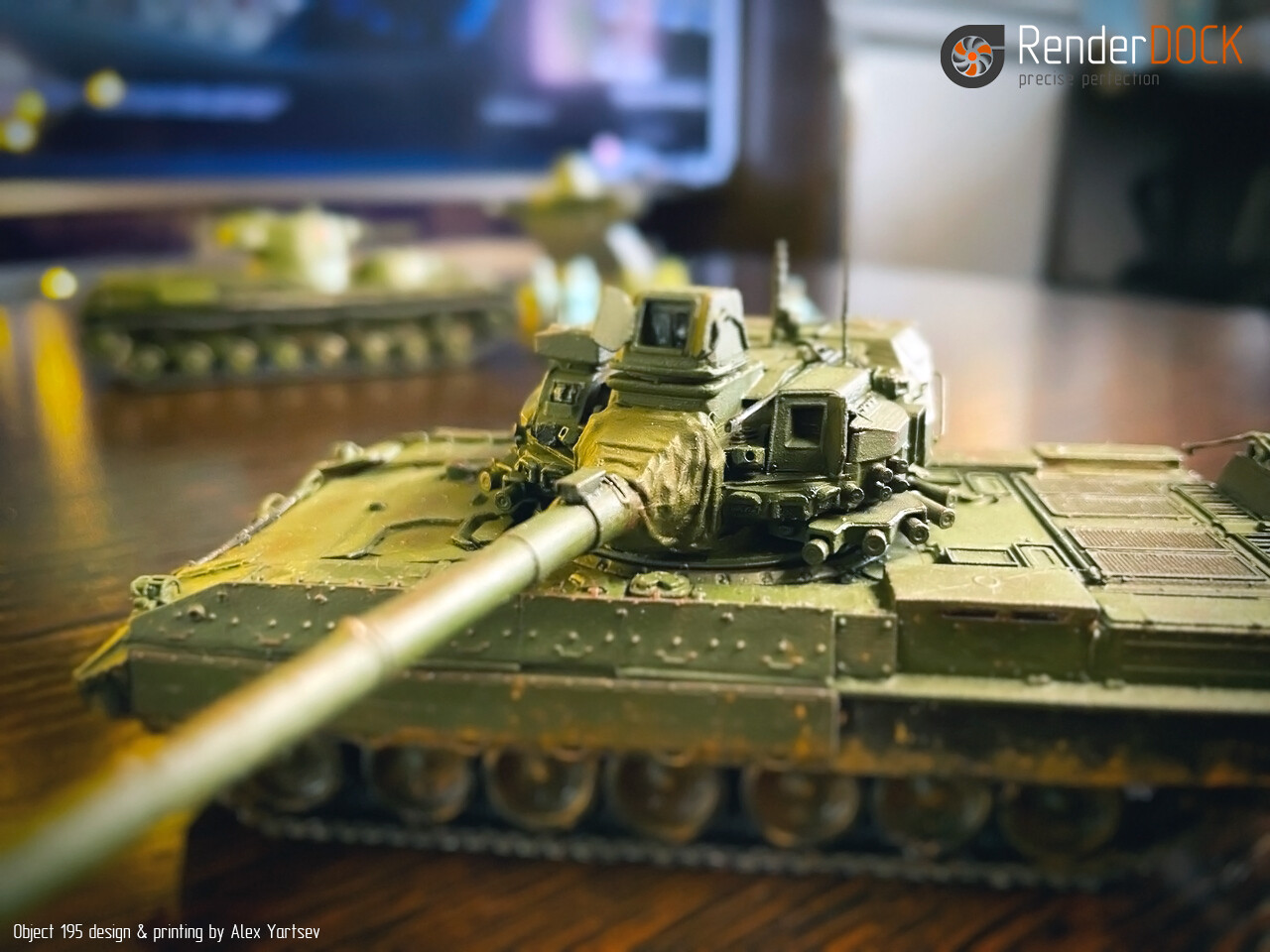 RenderDock - Object 195 model kit (resin)