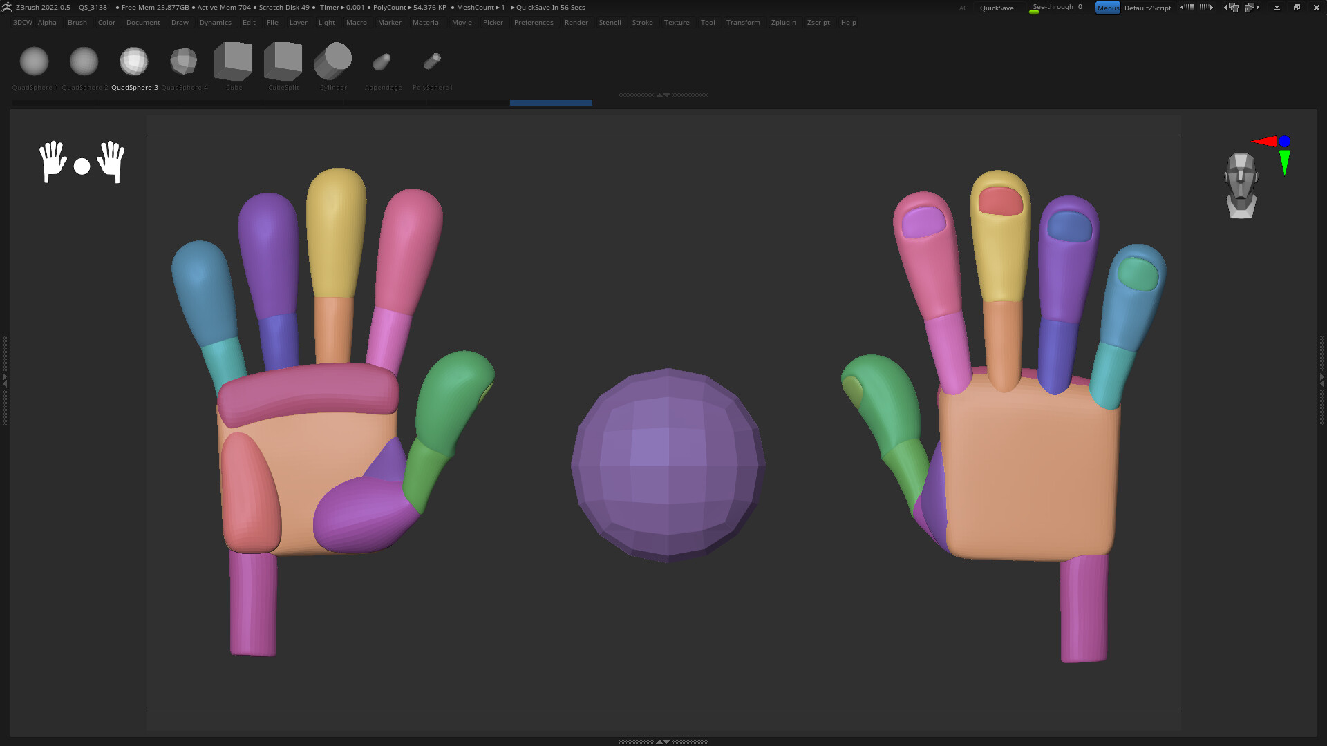 George Zaky - Stylized Hand Tutorial