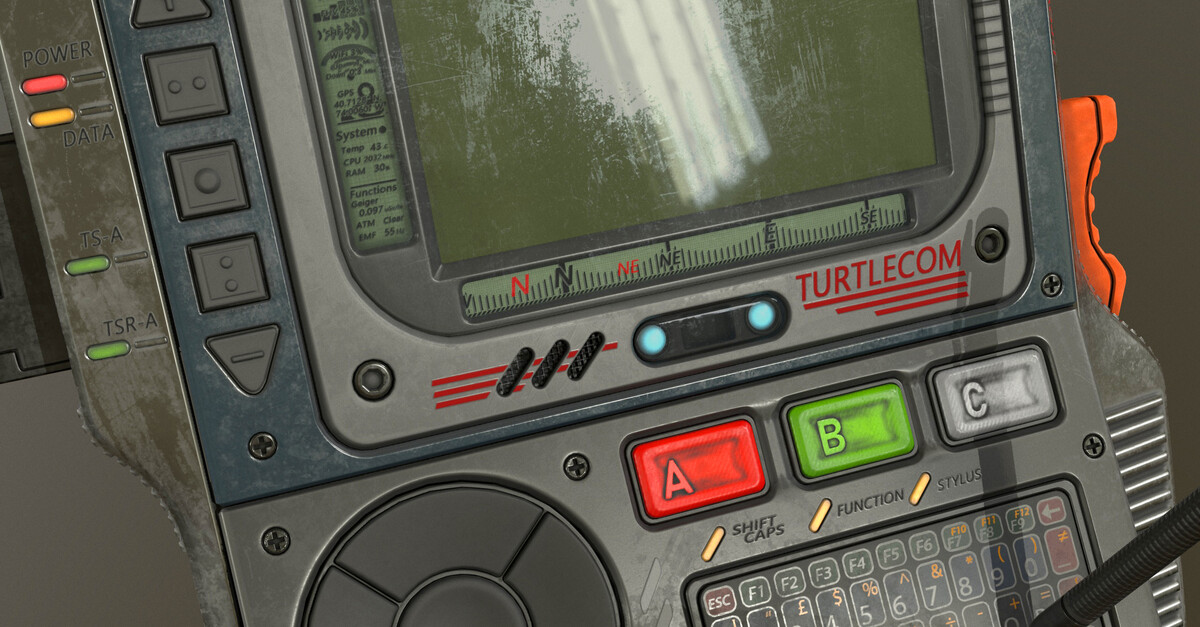 ArtStation - TMNT Turtlecom WIP 10