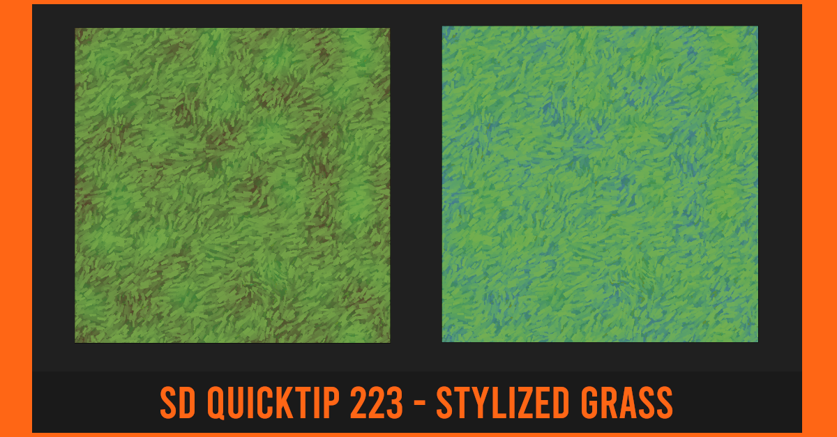 ArtStation - Substance Designer Beginner Quicktip 223 (Stylized Grass)