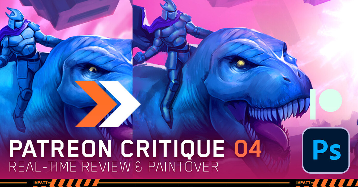 ArtStation - Patreon art Critique and Paint-Over //04 // Real Time