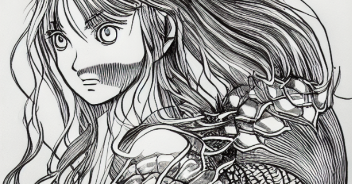 ArtStation - Mermaids in the style of Kentaro Miura: Stable Diffusion Ai