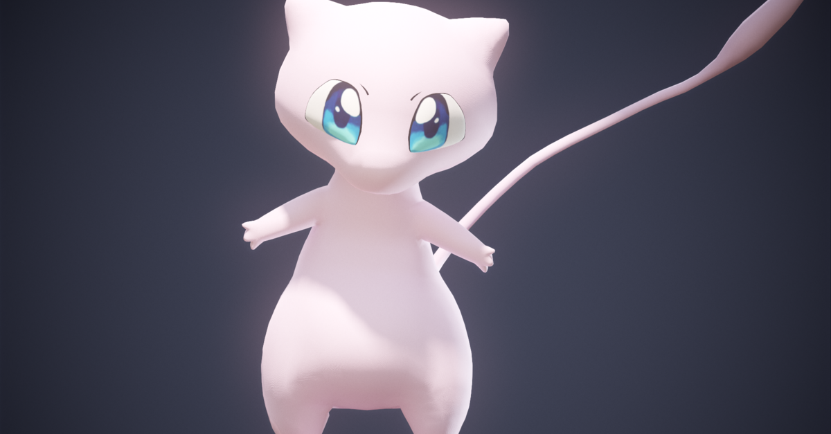 ArtStation - Sculptober Day 20 Discovery - Mew (Pokémon)