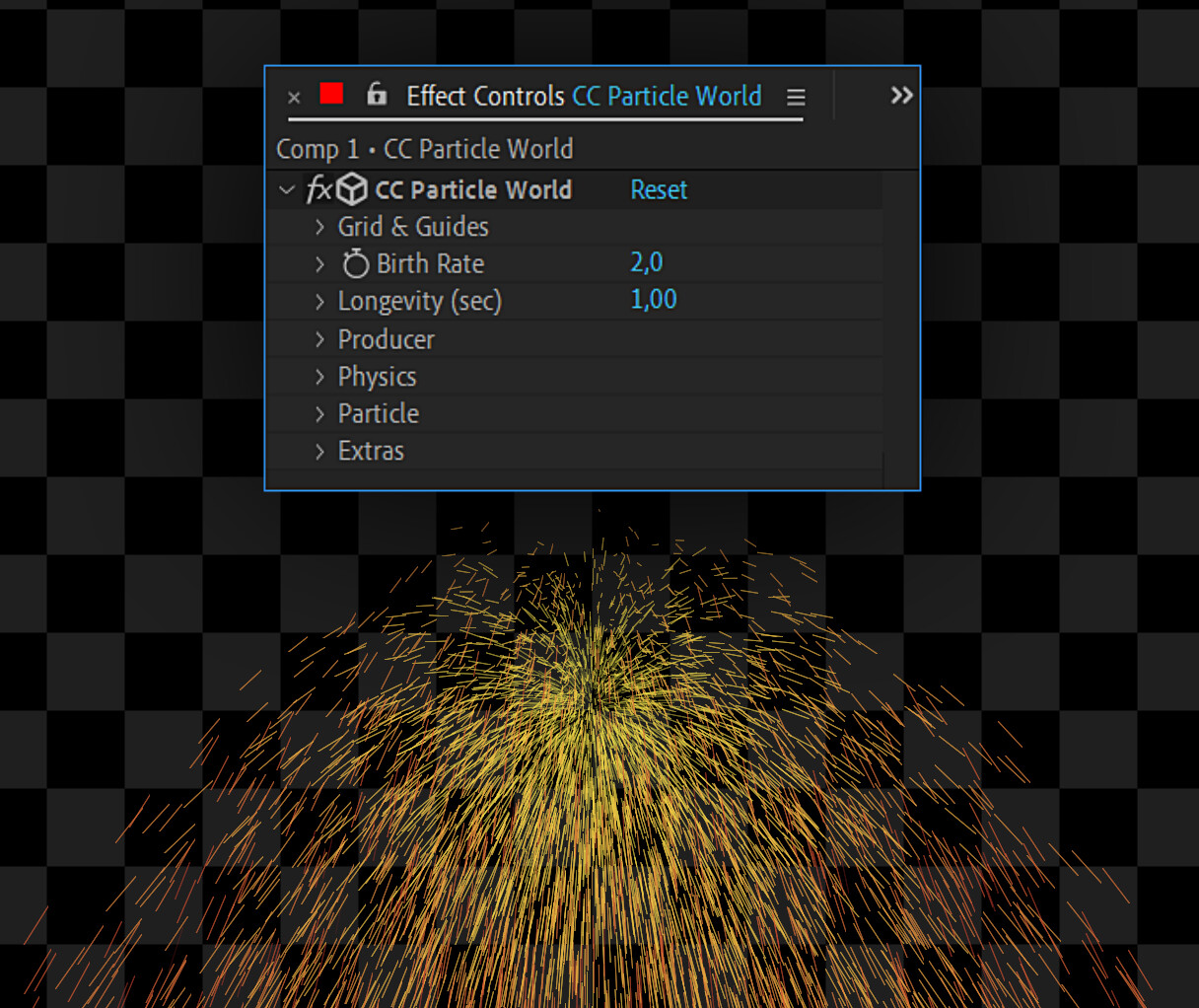 Rafael Arame - Depth Cue for particles in After Effects