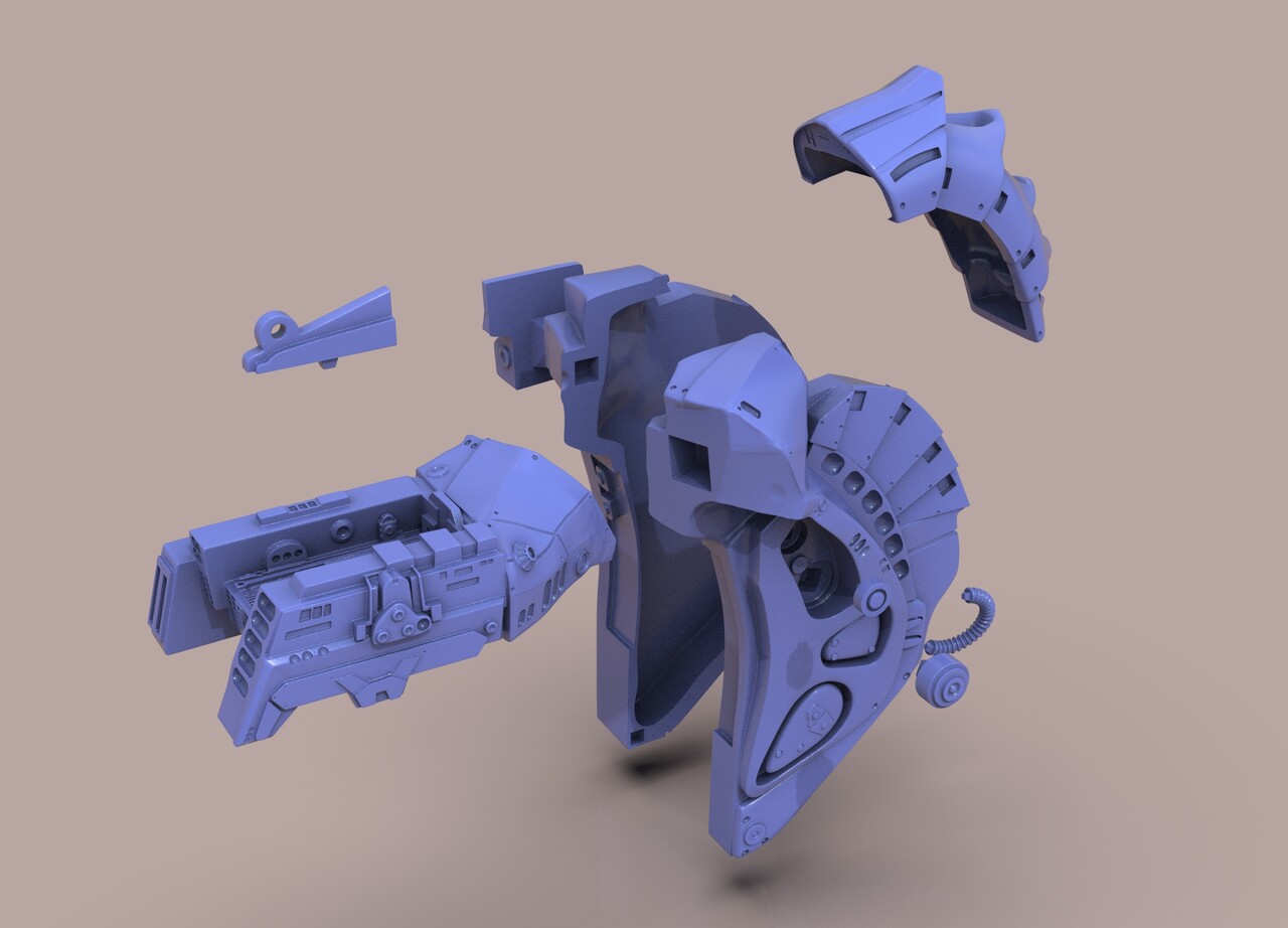 3D Artist Pablo Garcia - Predator Predator Backpack