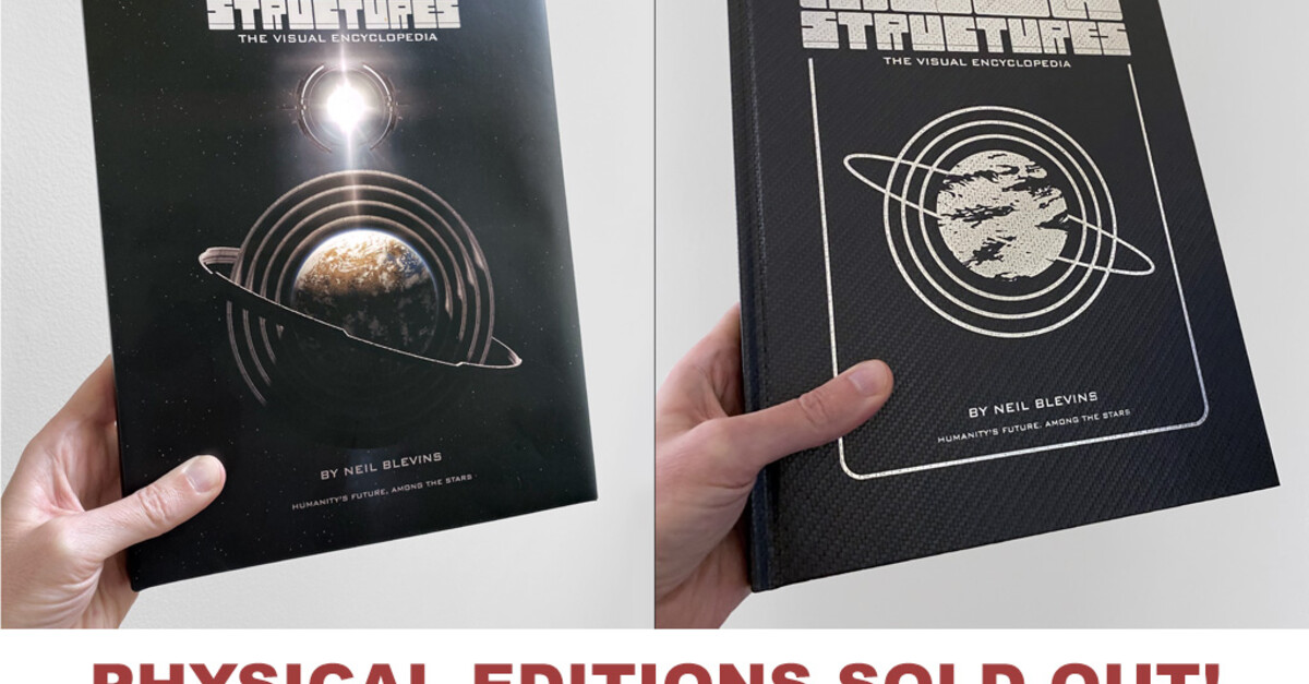 Neil Blevins - Books: Physical Editions Of Megastructures Sold out ...