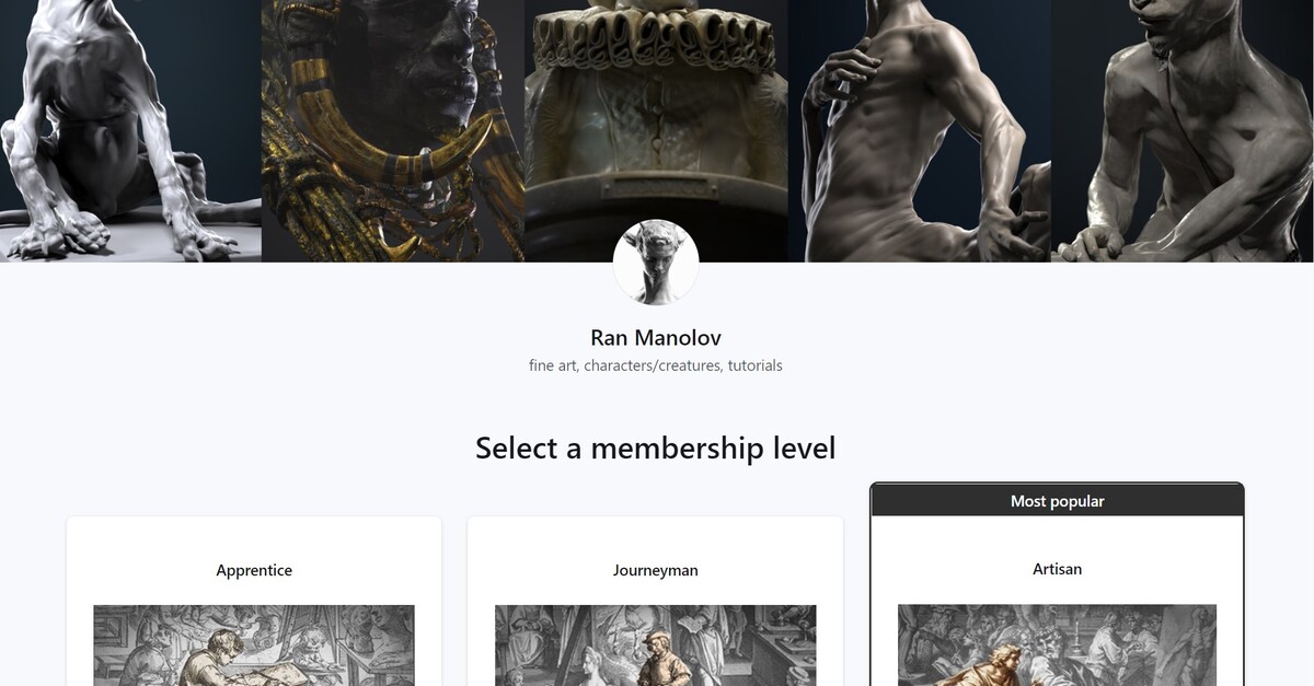 ArtStation - Patreon Page - Launch