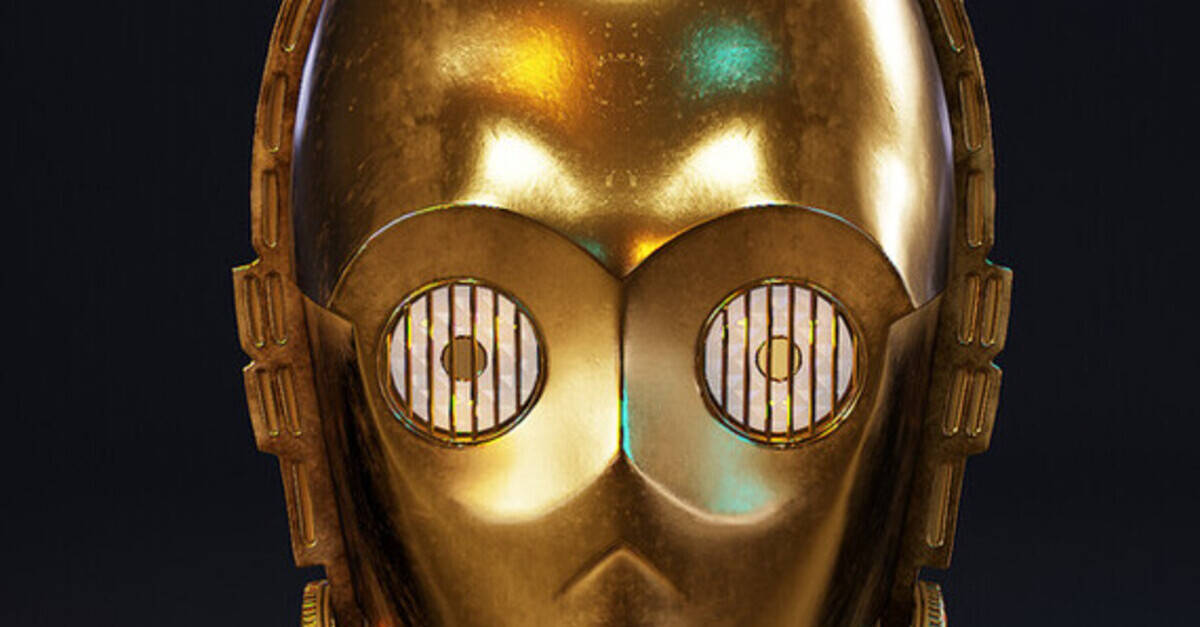 ArtStation - C3PO Wearable Helmet