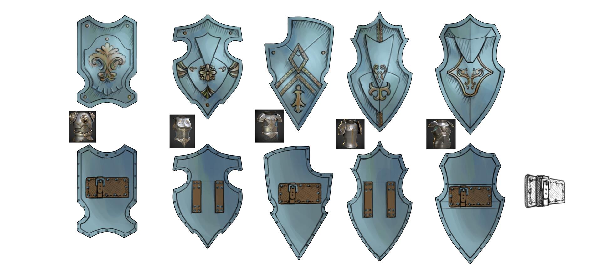 Game Art Brain - Creation & Consulting - Medieval Village - Making Of ...