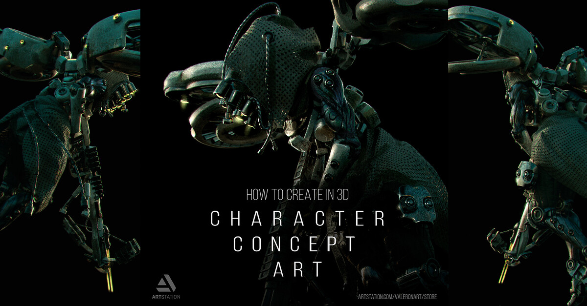 ArtStation - How to create in 3D Character Concept Art