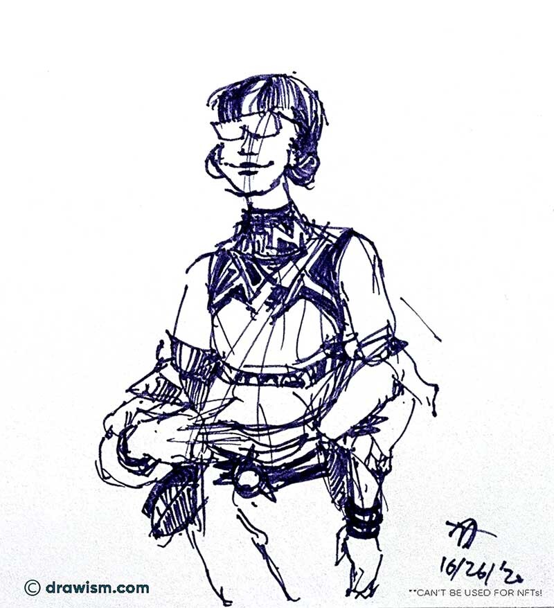 Nicole Adamson - 5 Simple & Relaxing Drawing Ideas of People for Beginners