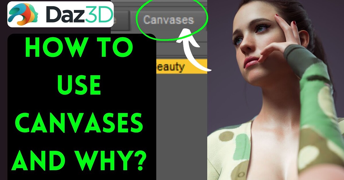 ArtStation - Daz Studio | How to use canvases and why?