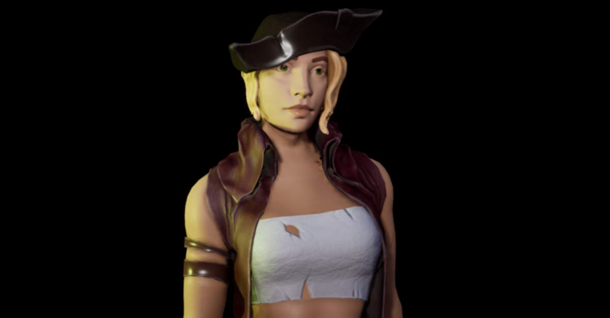 ArtStation - Captain Character - 2. Retop to finish