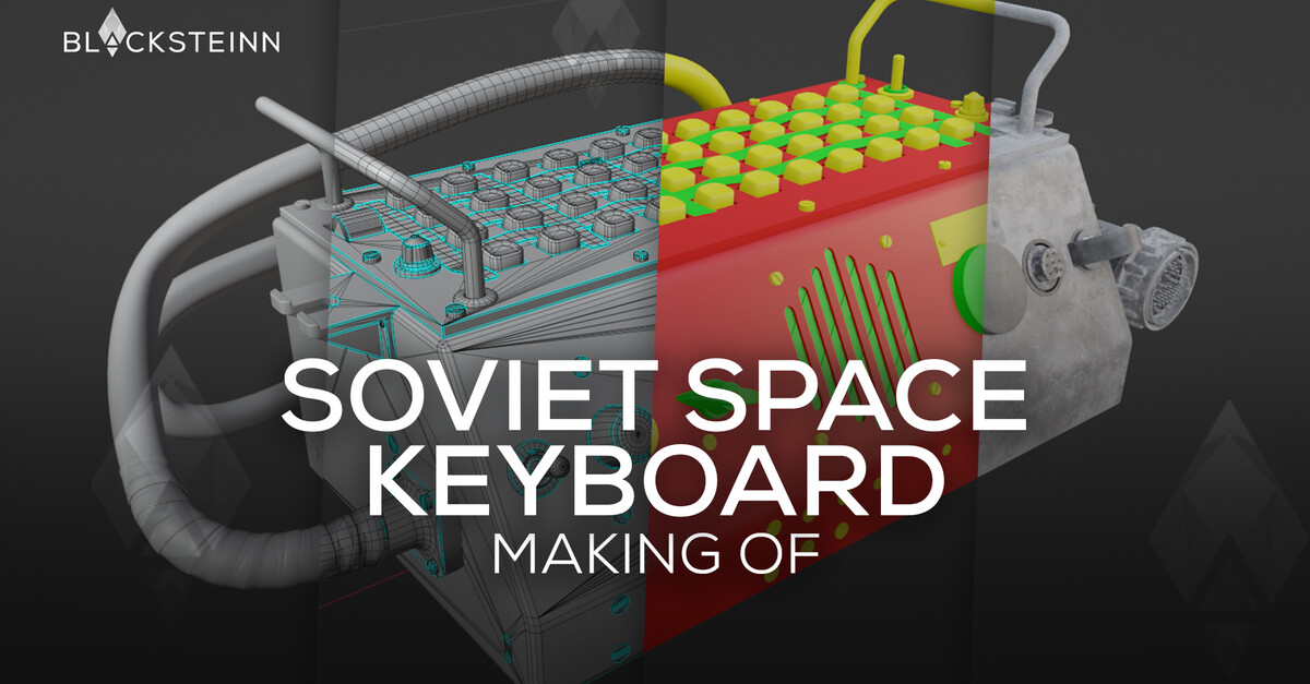 ArtStation - SOVIET SPACE KEYBOARD. MAKING OF