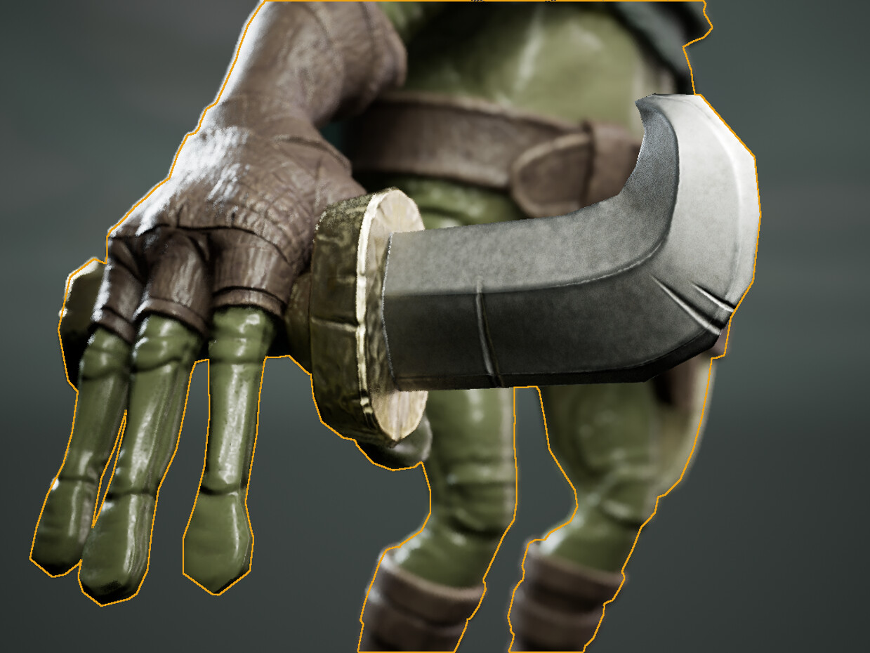 James Ludden Portfolio - Frog Rogue Character