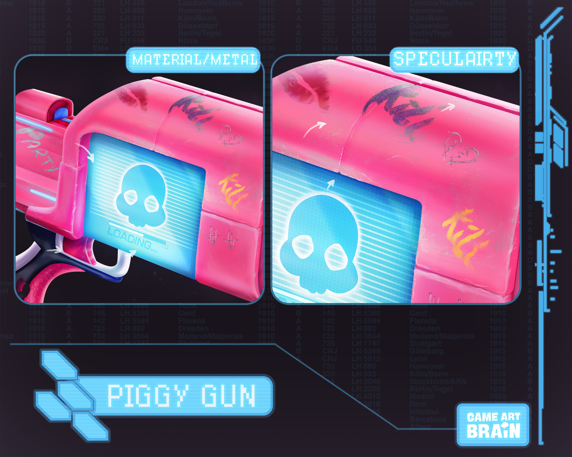 Game Art Brain - Creation & Consulting - Piggy Gun