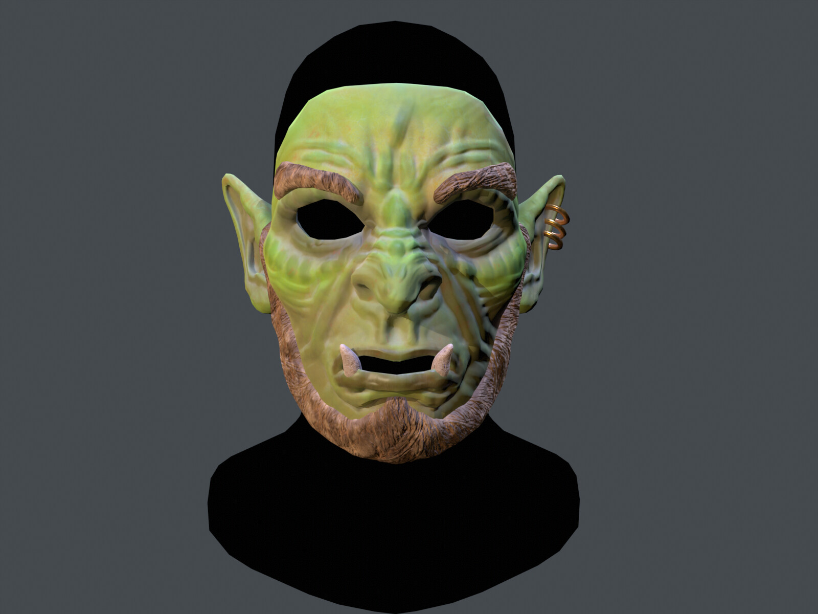 ArtStation - Orc Face Mask