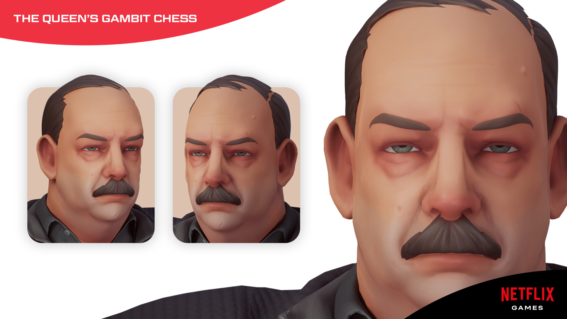 Rockwater Games ArtStation - The Queen’s Gambit Chess: Character Overview