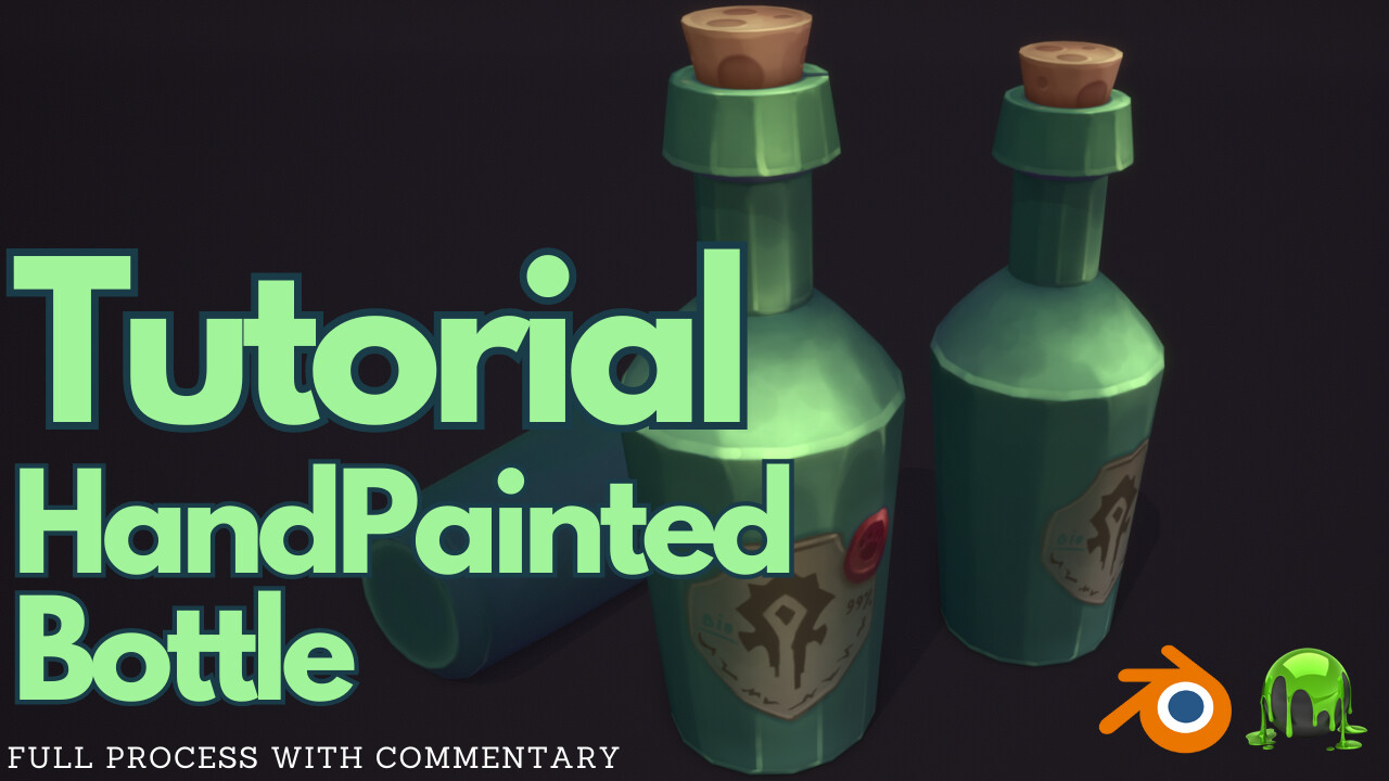 ZUGZUG Studio - Handpainted Bottle Tutorial