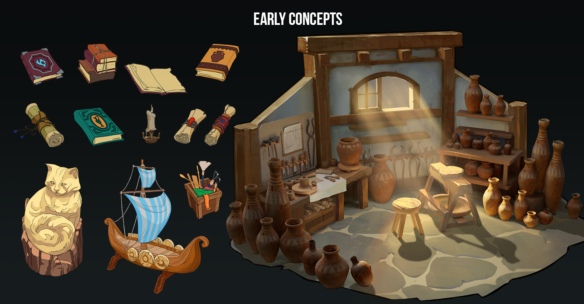 Grafit Studio - Creating 3D Handpainted Scene - Creator's Notes