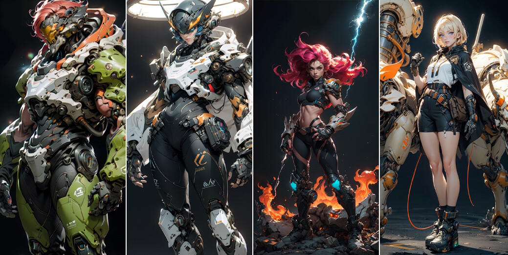 4K Anime Reference Art for Artists and Enthusiasts - 200 Robot,Human ...