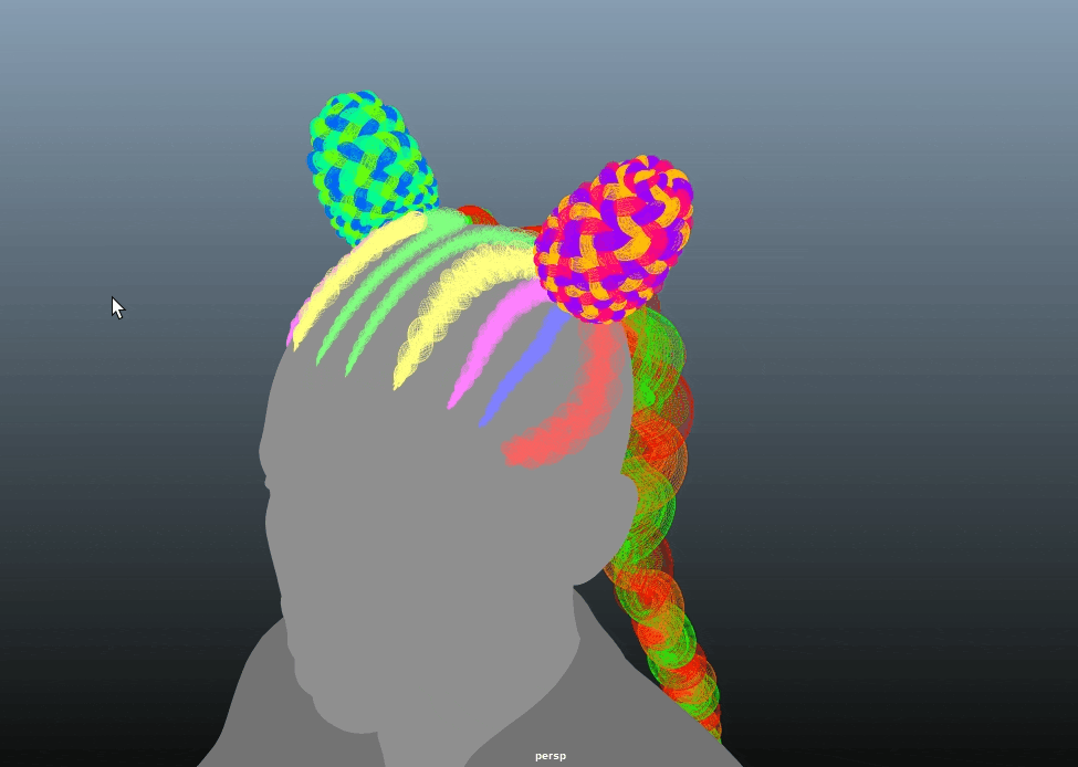 Mercedes Vorwahlner - Cornrows and Dutch Braids XGen Hair Creation Tutorial