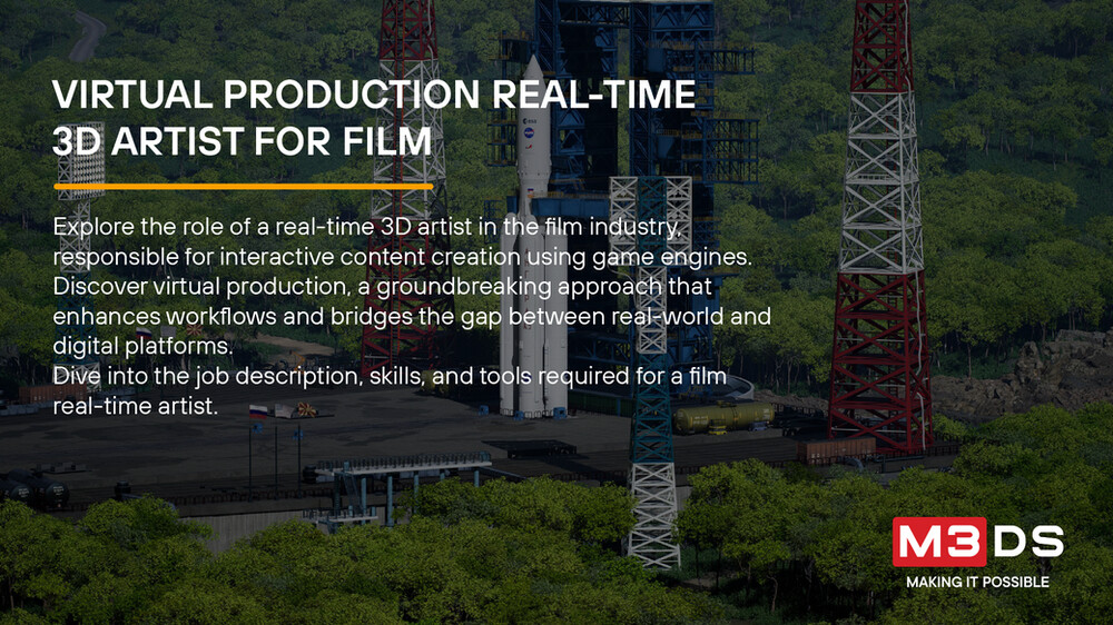 ArtStation - Virtual Production Real-time 3D Artist for Film