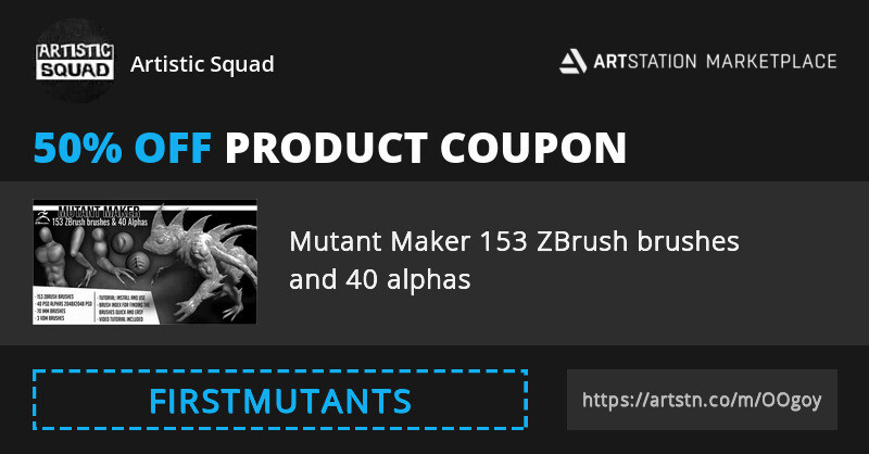 Artistic Squad - 50% off COUPON for first buyers: Mutant Maker 153 ...