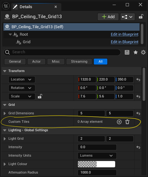 Ben Marriner's ArtStation Page - Procedural Ceiling Tiles Breakdown