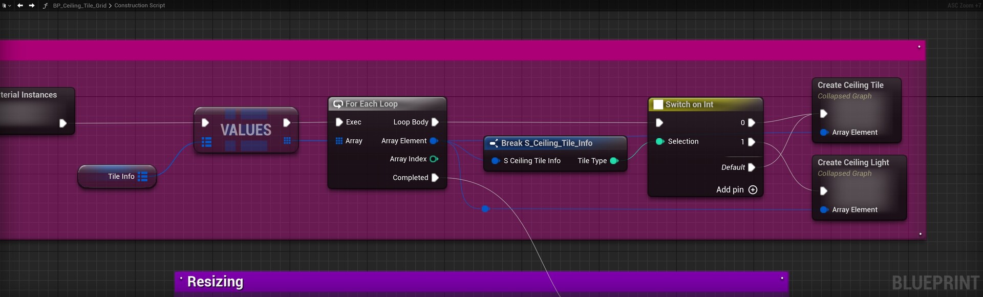 Ben Marriner's ArtStation Page - Procedural Ceiling Tiles Breakdown