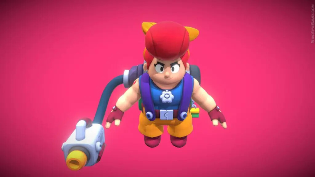 how to draw pam in brawl stars