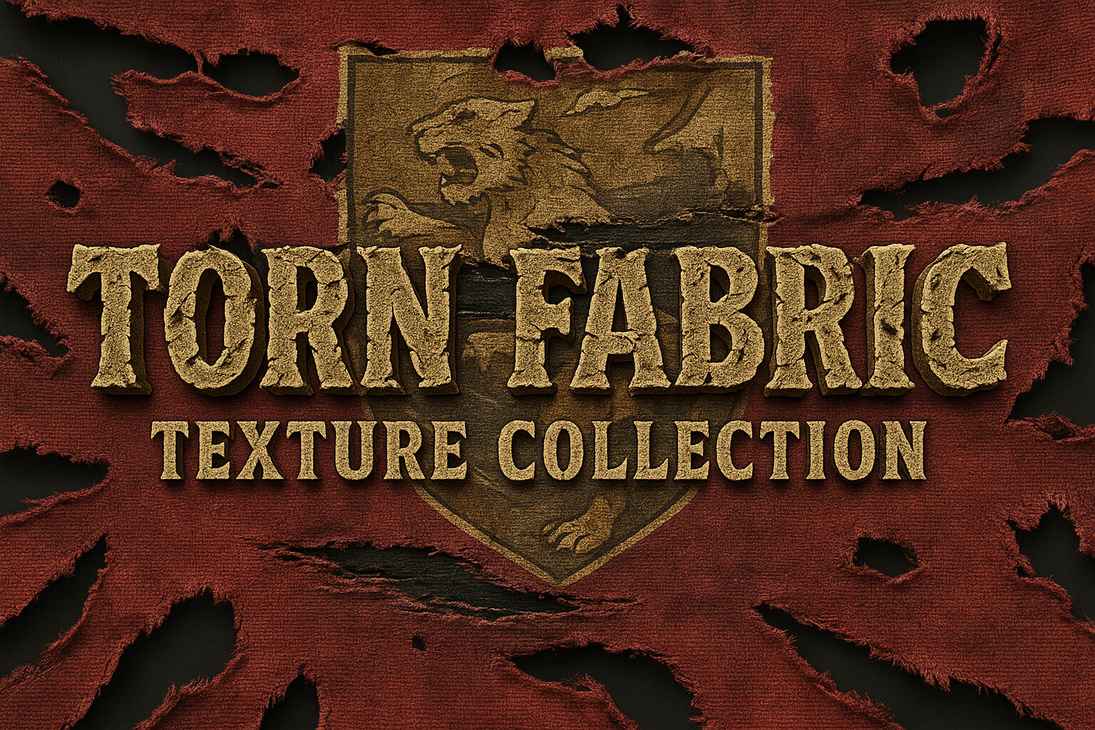 Milad Kambari - Torn Fabric Texture Collection+ Free Samples