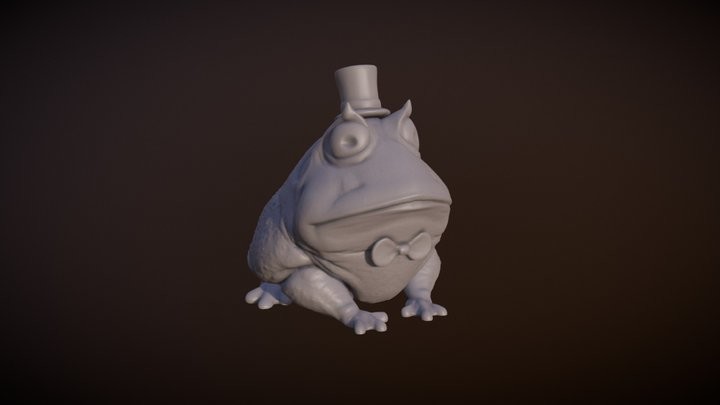 ArtStation - Dapper Frog is now a toy for download