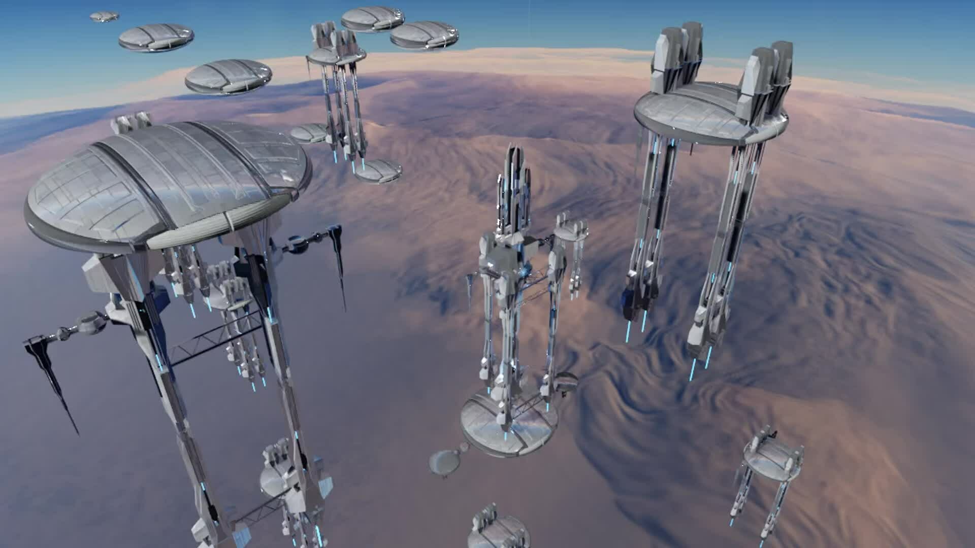 ArtStation - Alien Invasion WIP - Render Test