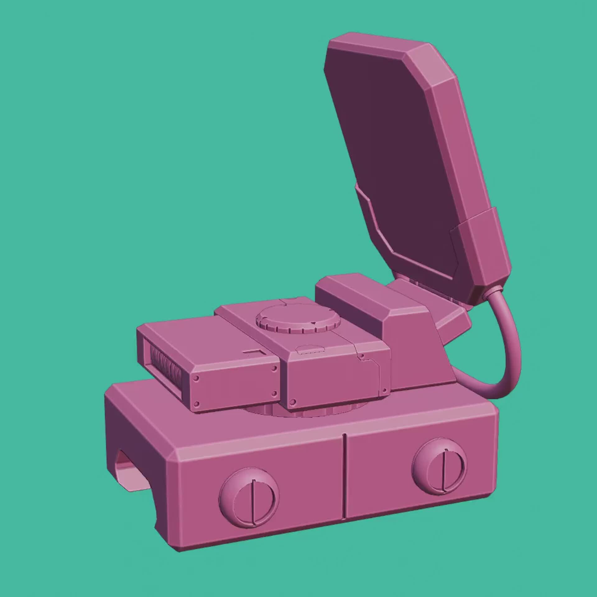 ArtStation - Optic WIP#1 - The Blender switch