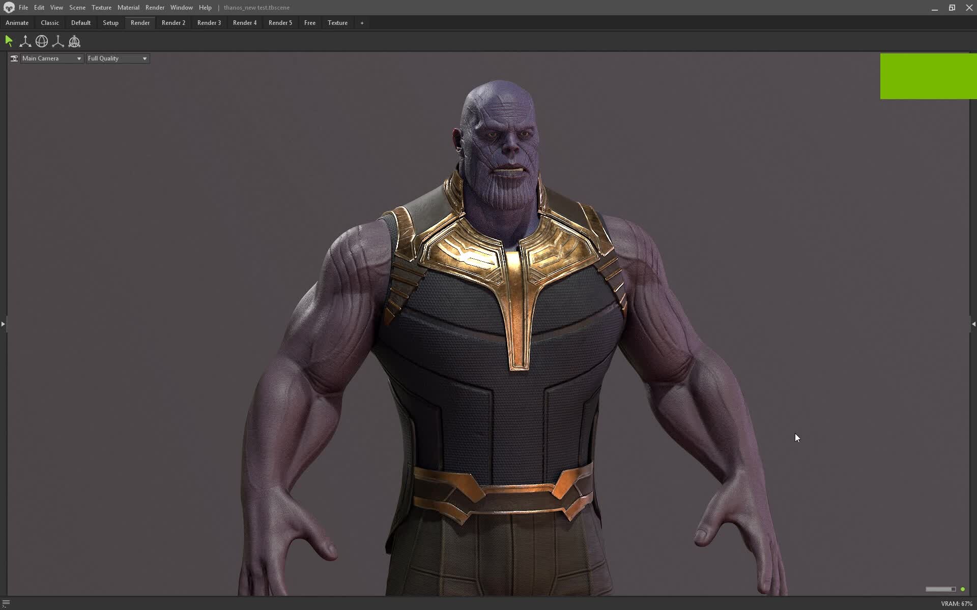 ArtStation - Thanos in progress...